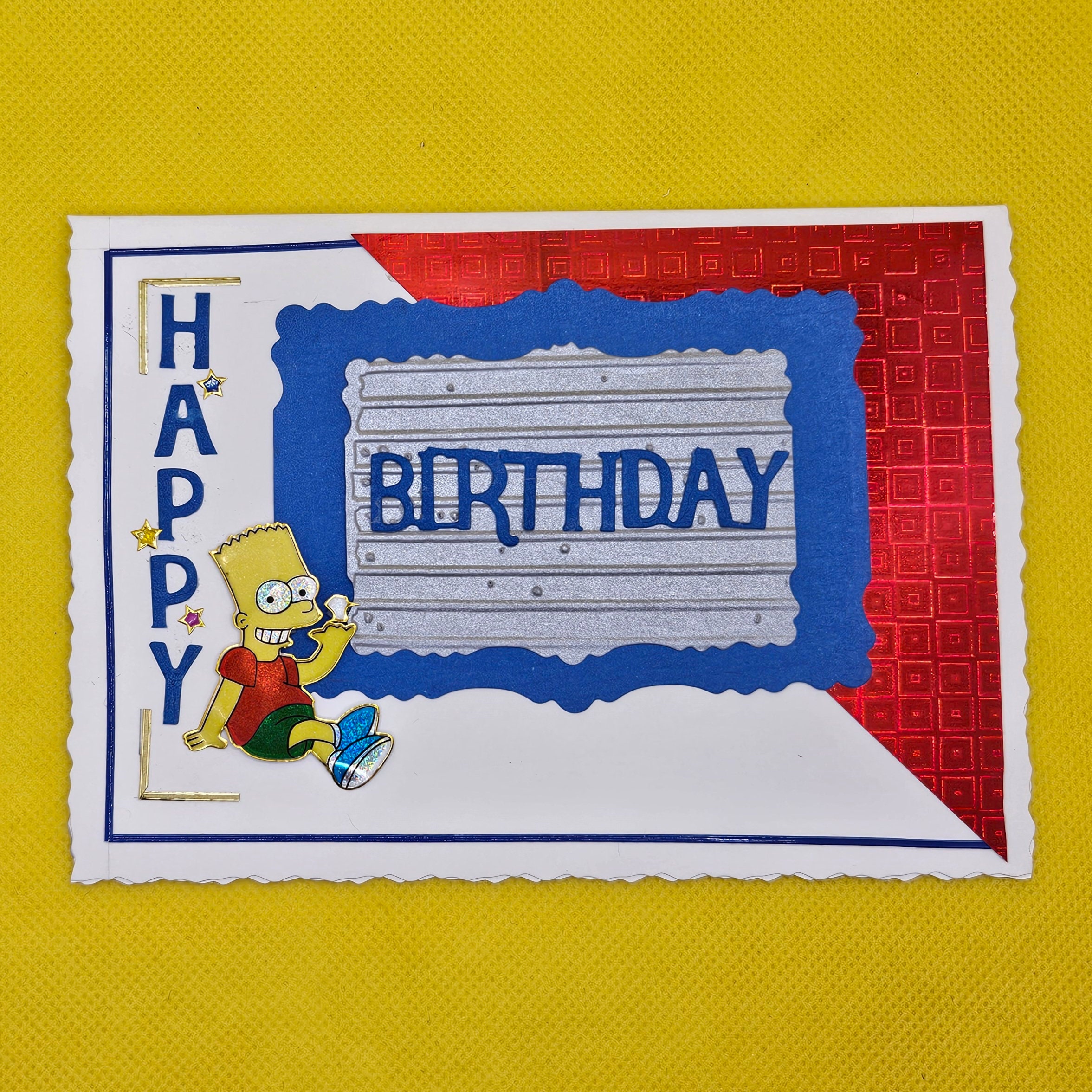 Bart Simpson Happy Birthday - Etsy