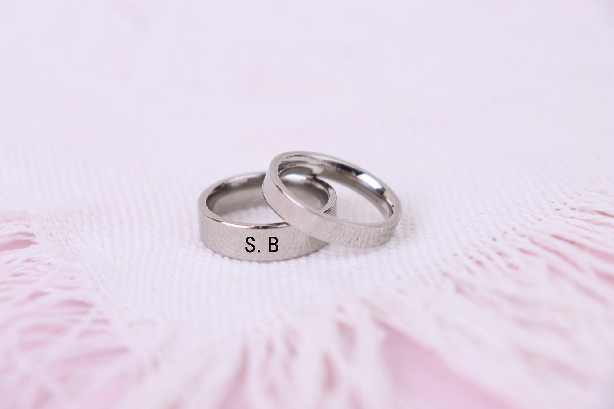 Personalised Ring Custom Engraved 4/6mmcouple Ring Name - Etsy Australia