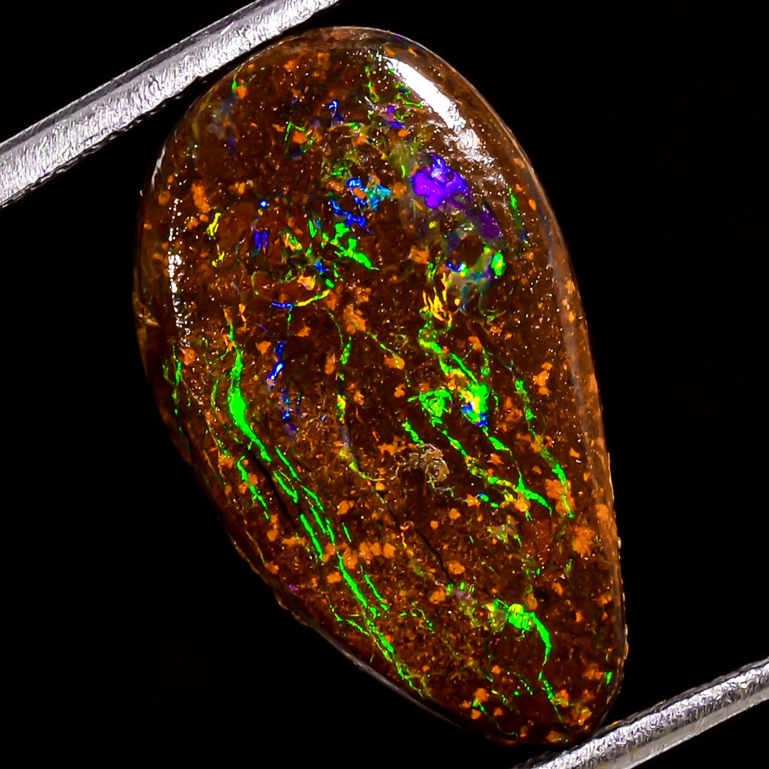 Australian Koroit Boulder Opal Natural Loose Gemstone 6.50 Ct - Etsy