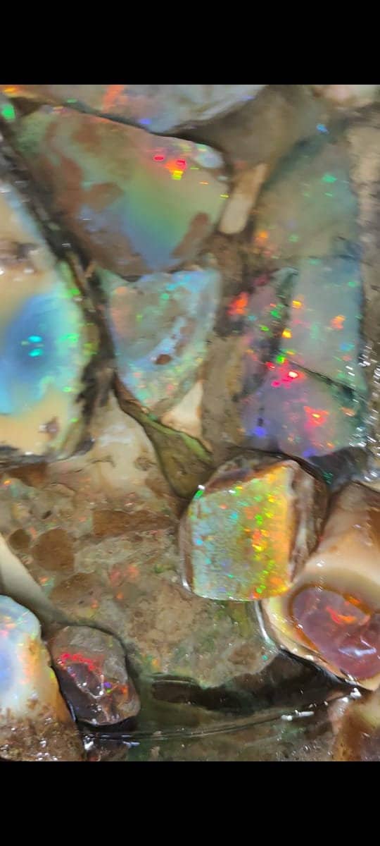 OPAL Raw Crystals 11 Lb Amazing Fire Opal Specimen , Rough Opal Lot ...
