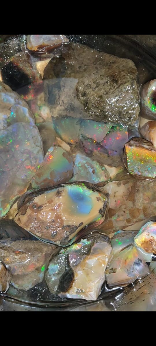 OPAL Raw Crystals 11 Lb Amazing Fire Opal Specimen , Rough Opal Lot, Welo Opal, Oil Opal Very ...