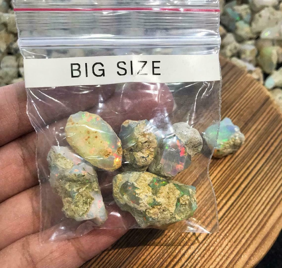 OPAL Raw Crystals - AA Grade, Large - Bulk Raw Opal, Rough Opal Lot ...