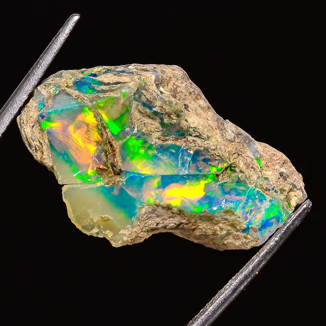 OPAL Raw Crystals AAA Grade, Large Raw Opal, Fire Opal Rough, Welo Opal ...