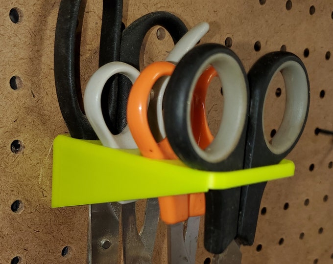 Pegboard/skadis Scissors/pliers/two-handled Tool Holder - Etsy