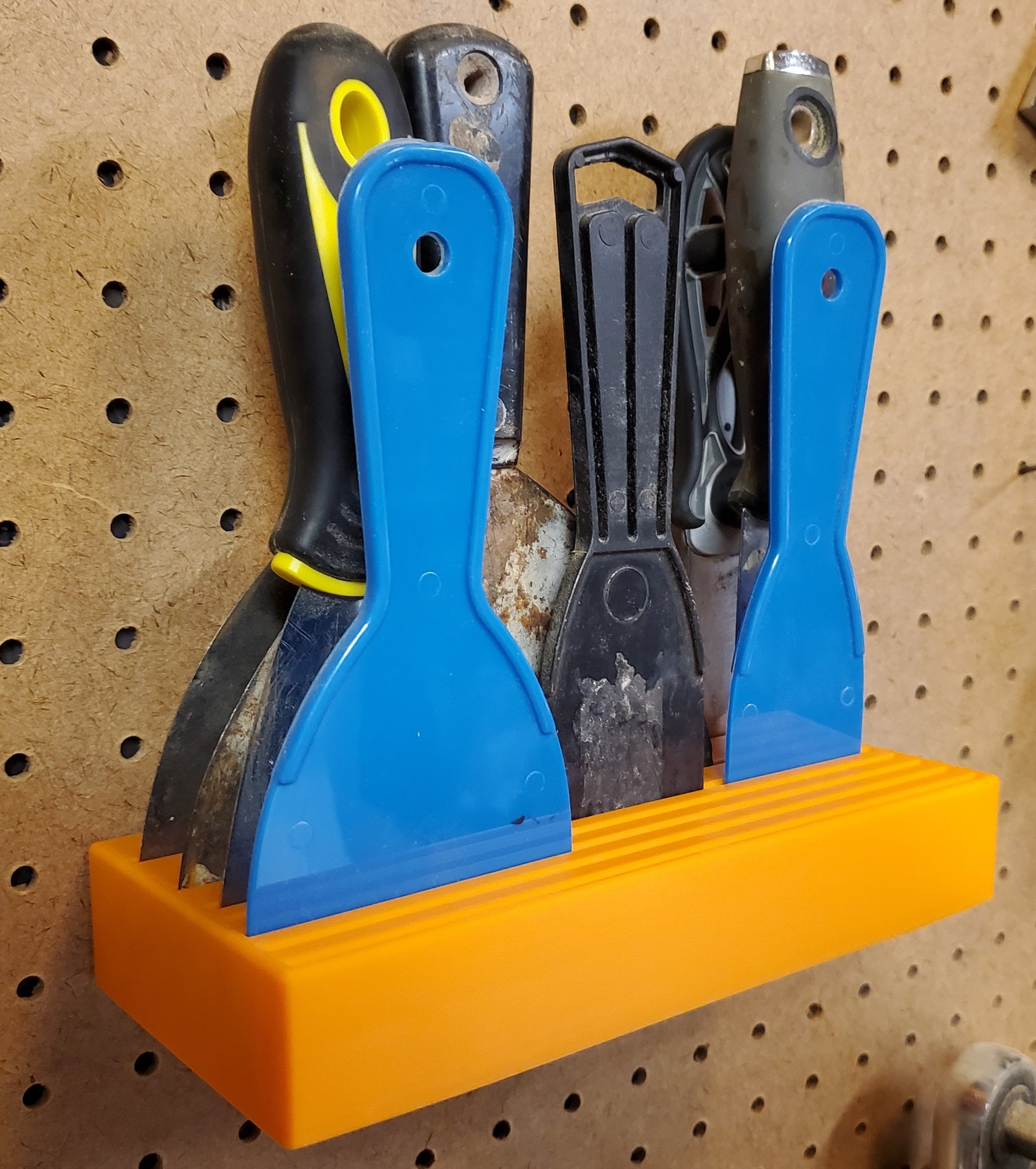 Pegboard/skadis Putty Knife Holder - Etsy