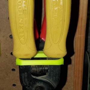 Pegboard/skadis Scissors/pliers/two-handled Tool Holder - Etsy