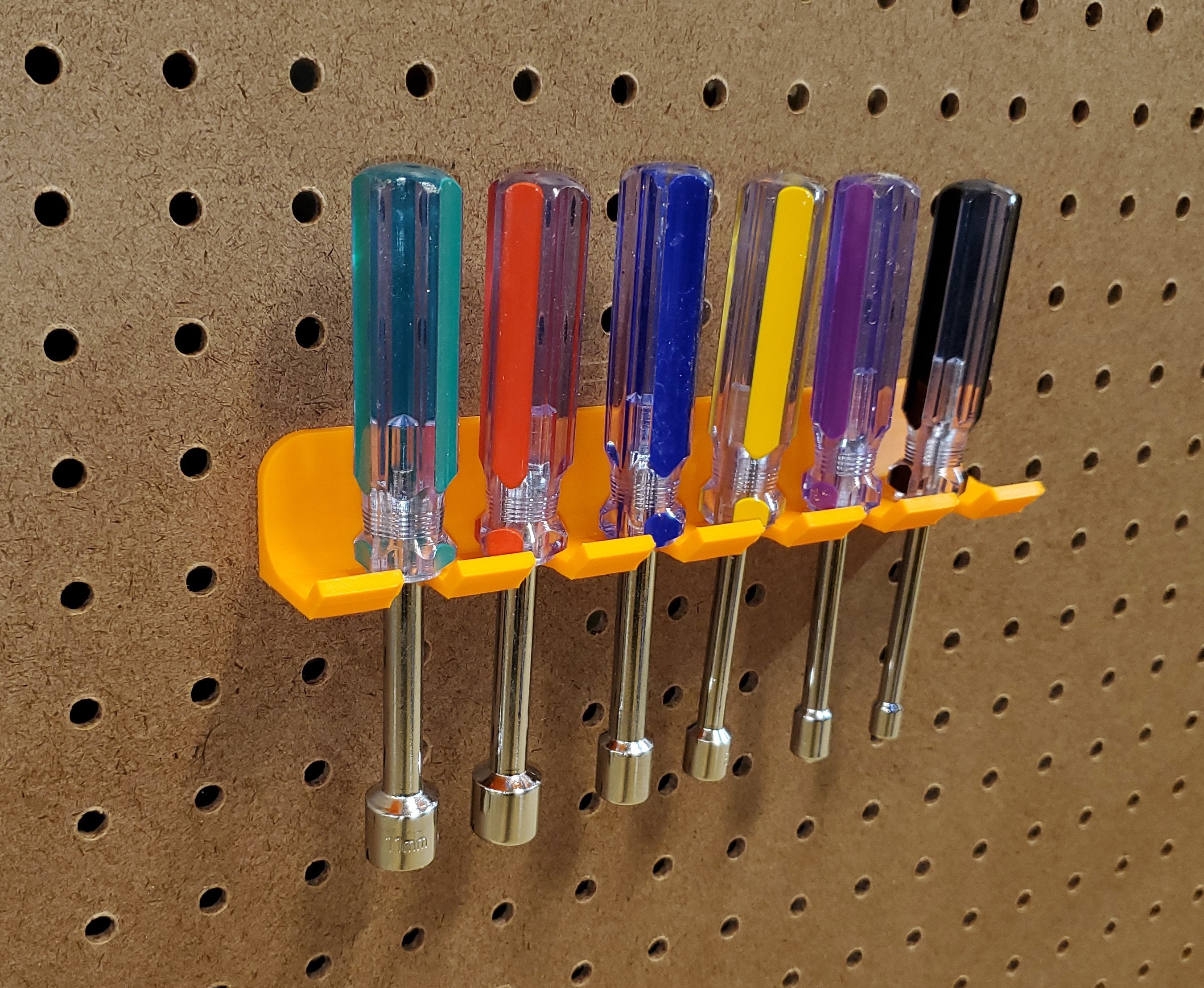 Pegboard/skadis Chisel/nut Driver/large Screwdriver Holder - Etsy Ireland