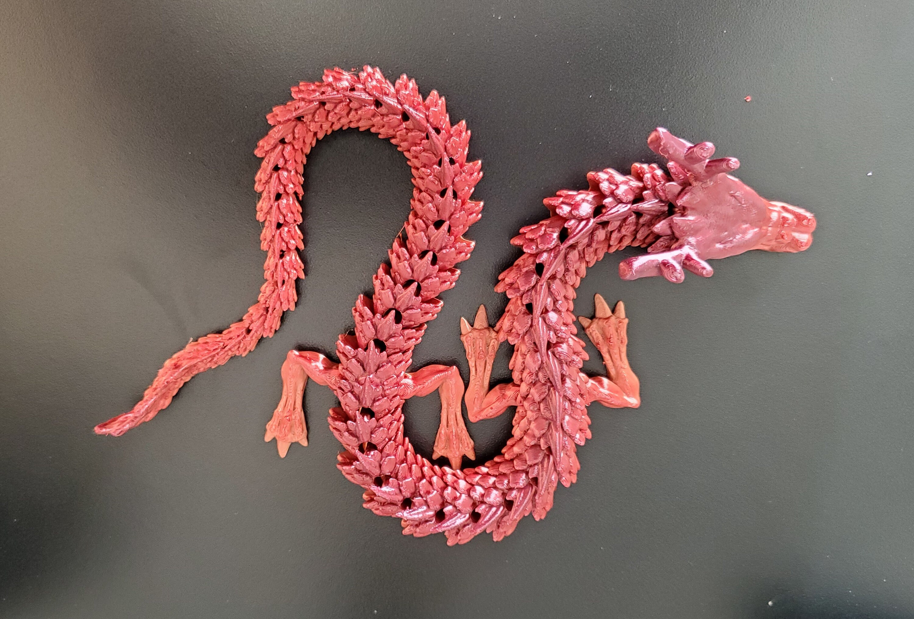 3D Printed Fully Articulated Dragon | Etsy