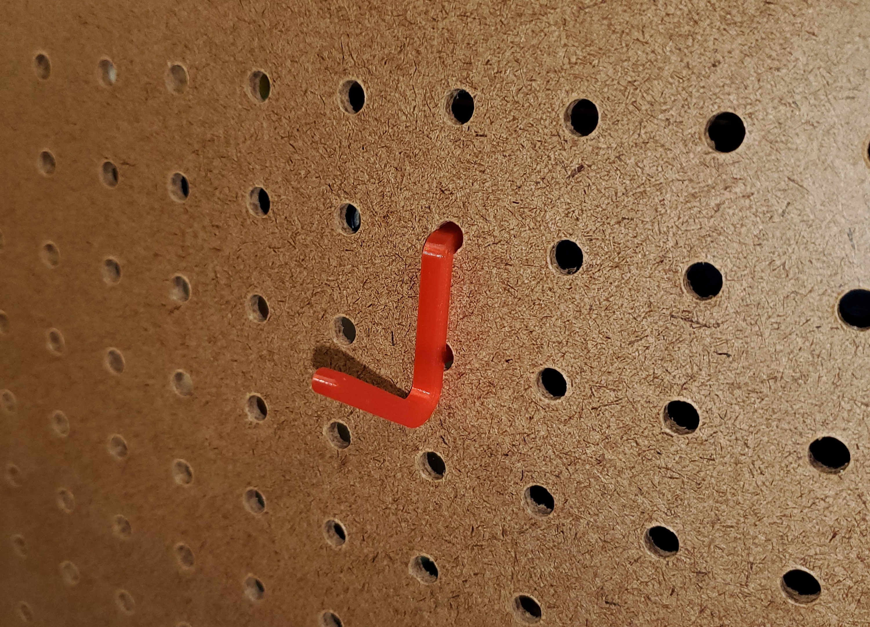3D Printed Pegboard/skadis 30 Mm Straight Hooks 4 Pack | Etsy