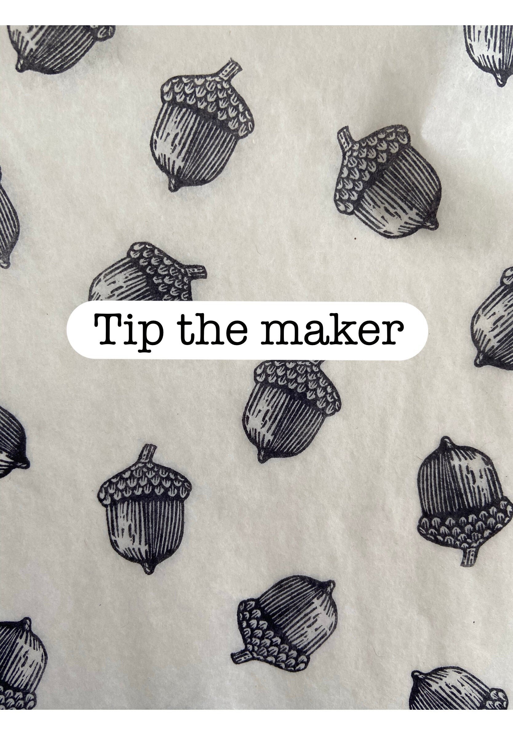 Tip the Maker - Etsy