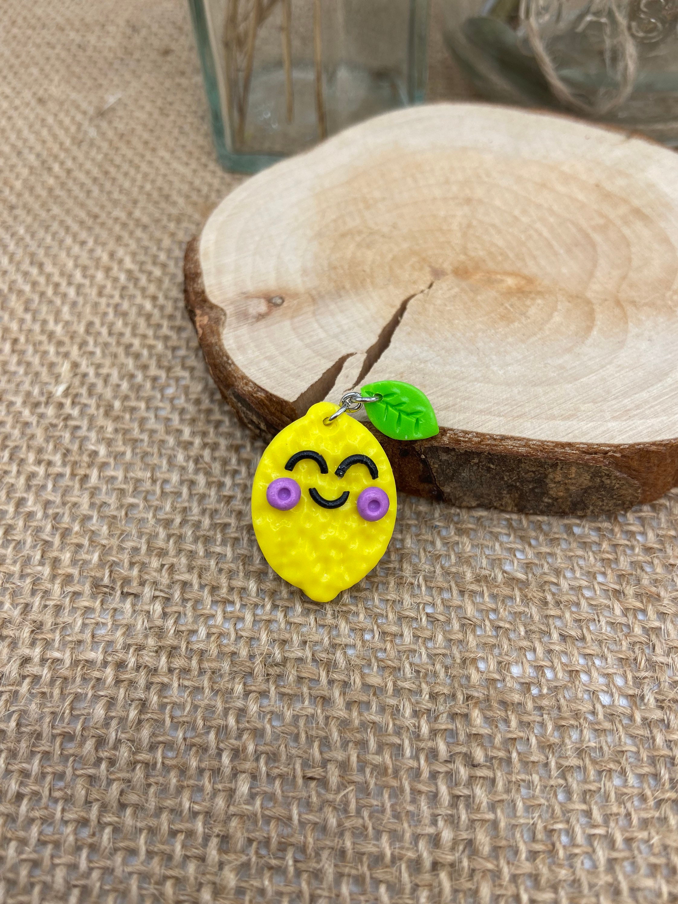 Lemon dude pin badge brooch | Etsy