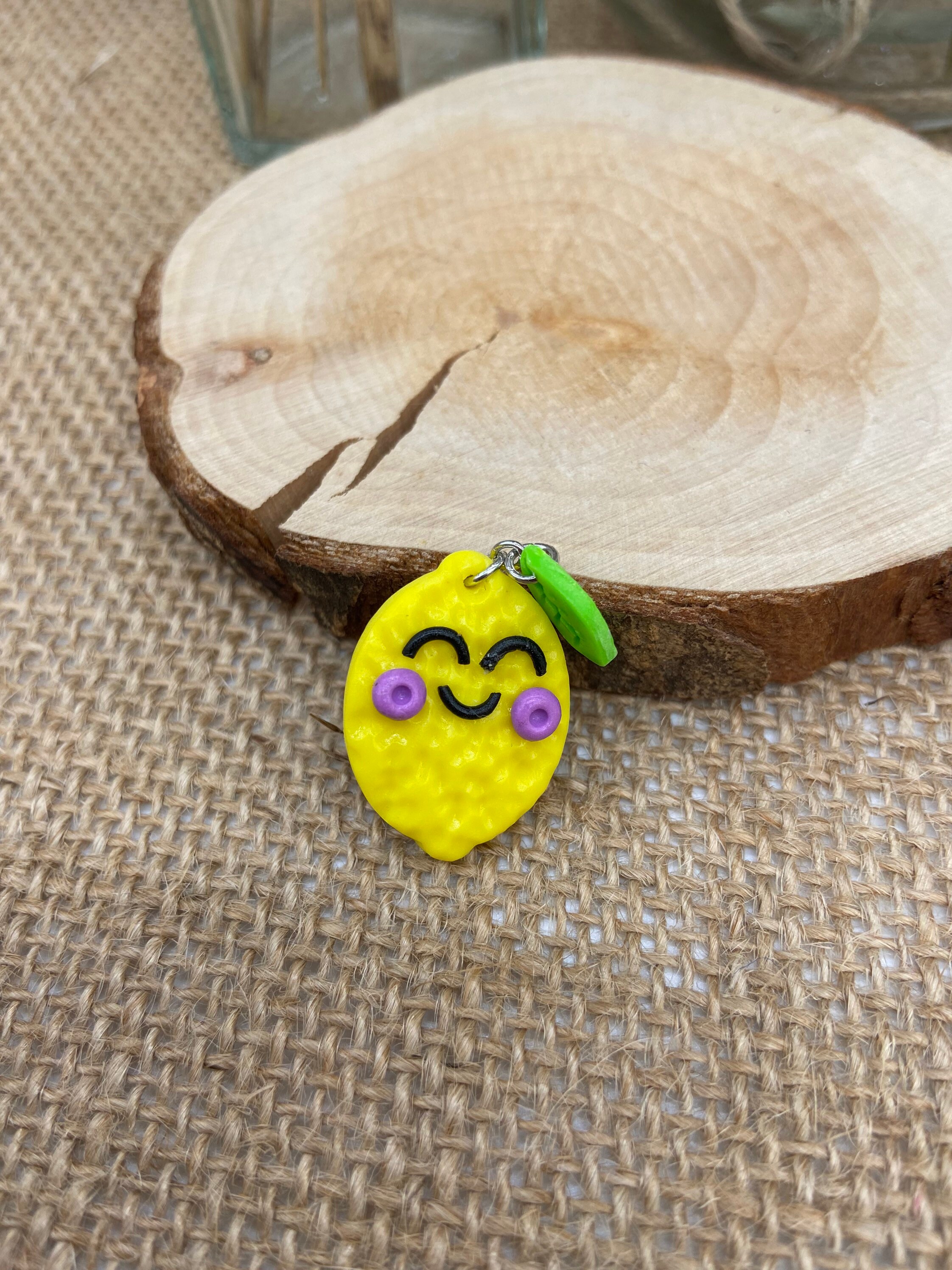 Lemon dude pin badge brooch | Etsy