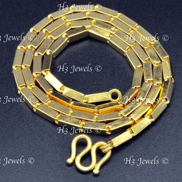 24k Gold Chain - Etsy