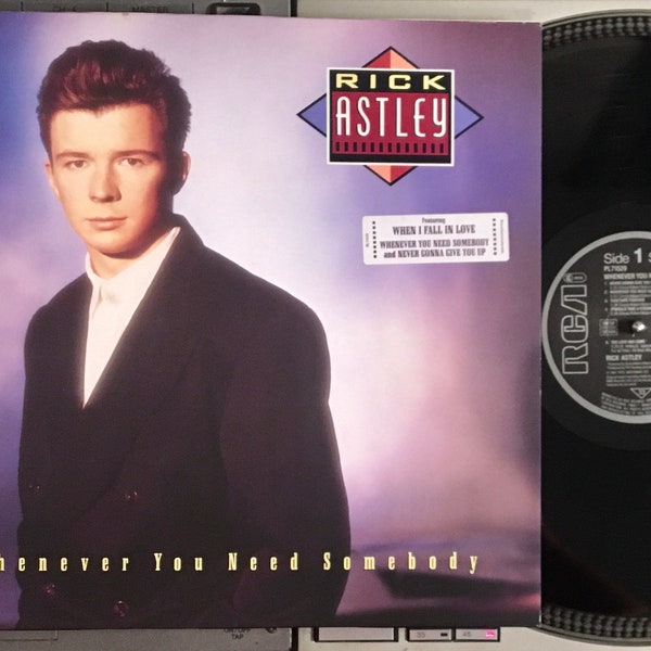 Rick Astley Vinyl - Etsy