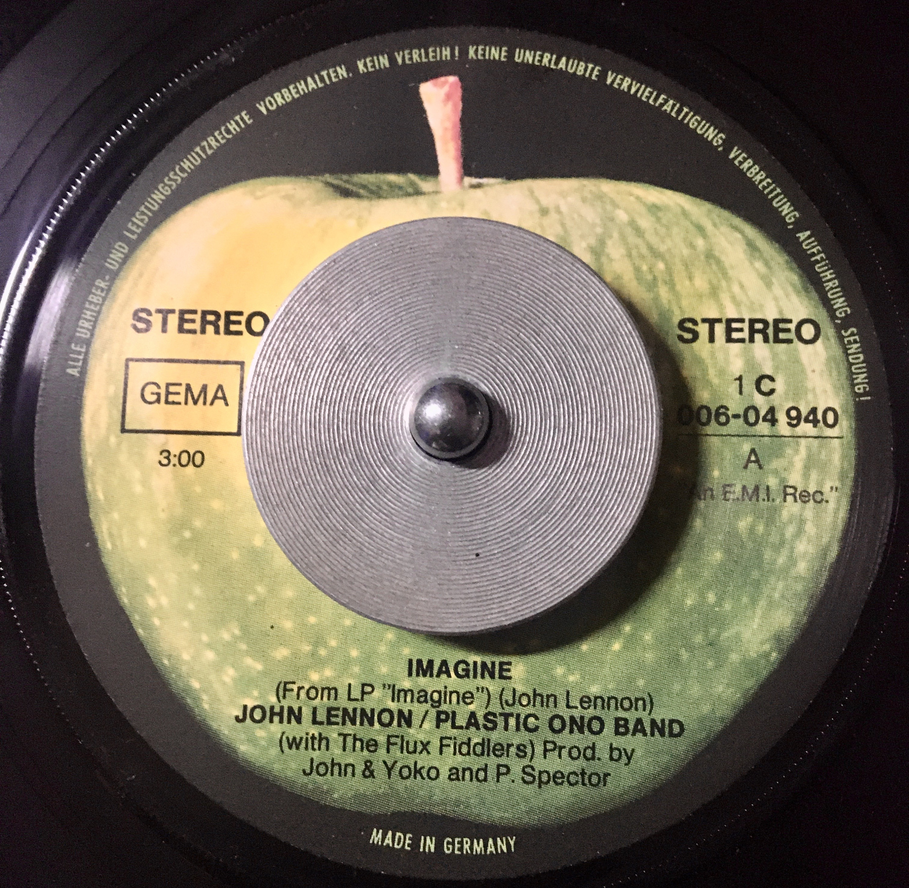 1975 John Lennon, Plastic Ono Band – Imagine , Vinyl, 7", 45 RPM ...