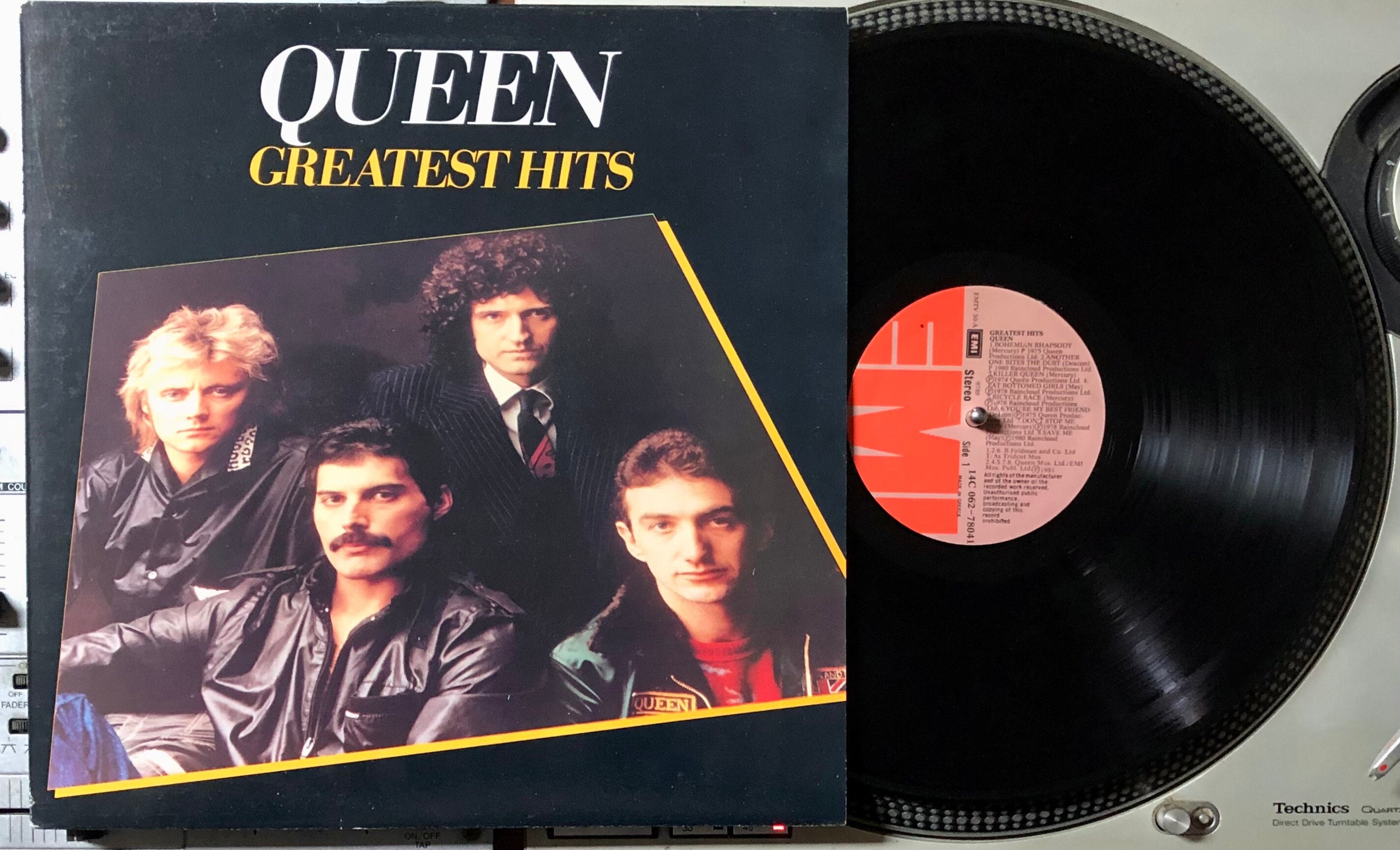 1981 Queen Greatest Hits , Vinyl, LP, Compilation , Rare Greek Press - Etsy