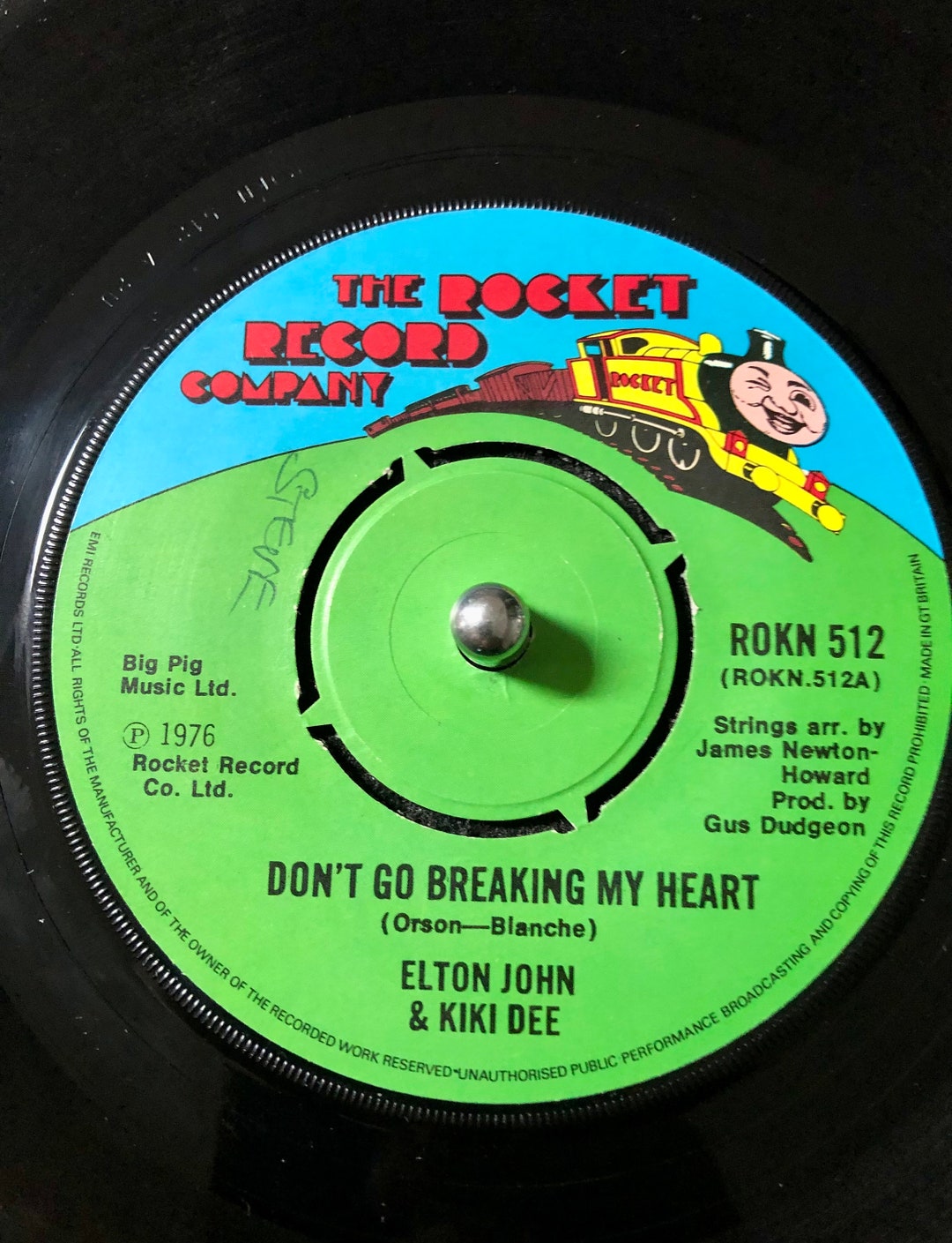 1976 Elton John & Kiki Dee - Don't Go Breaking My Heart , Vinyl, 7", 45 ...