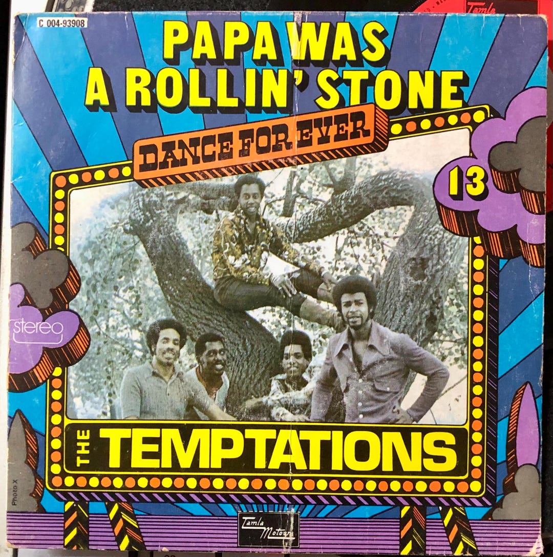1975 the Temptations – Papa Was A Rollin' Stone , Vinyl, 7", 45 RPM ...