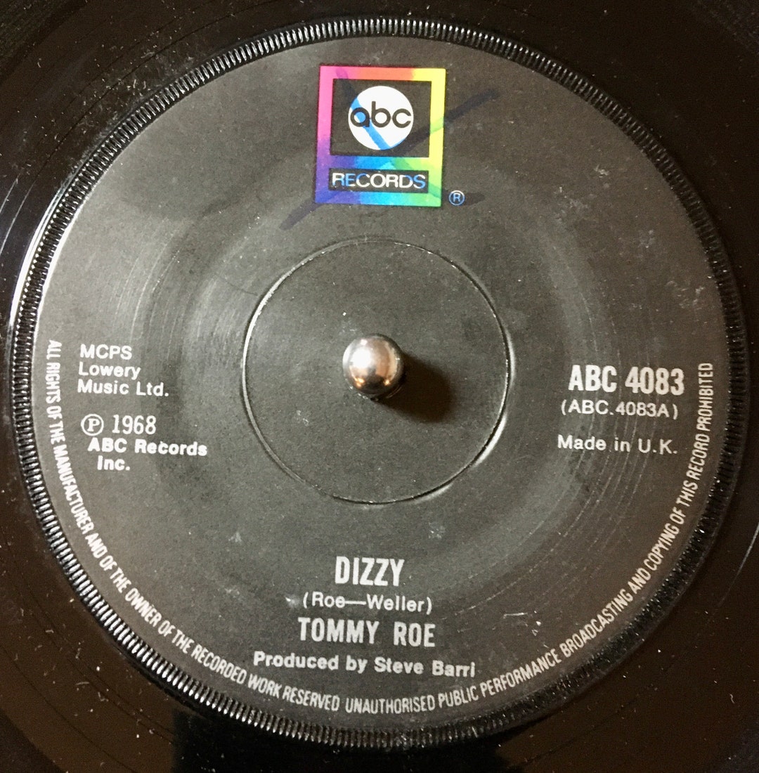 Tommy Roe - Dizzy / the Folk Singer , Vinyl, 7", 45 RPM - Etsy