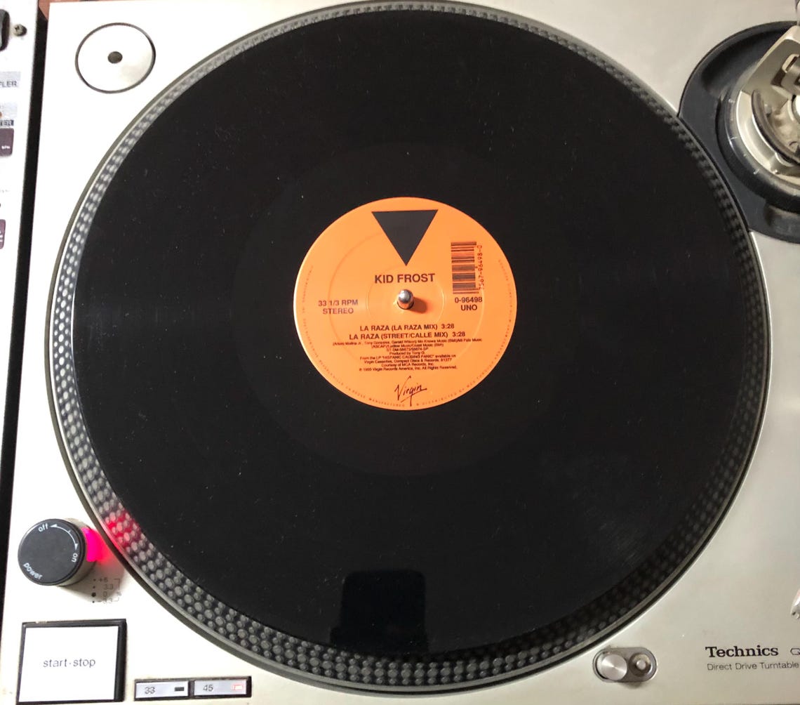 1990 Kid Frost - La Raza , Vinyl, 12", 33 RPM, Maxi-single, Stereo - Etsy