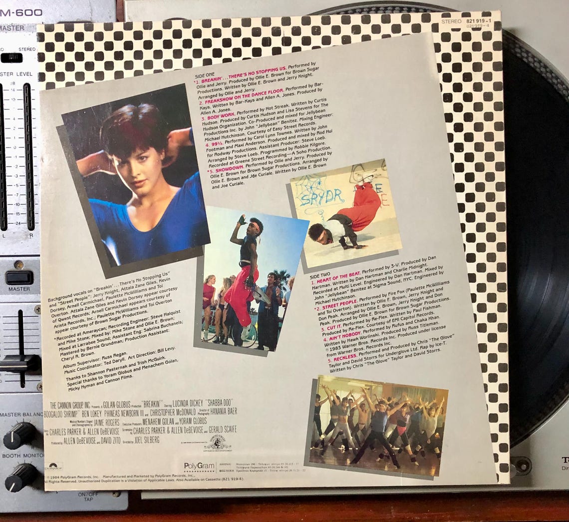 1984 Breakdance - Original Motion Picture Soundtrack ,vinyl, LP ...
