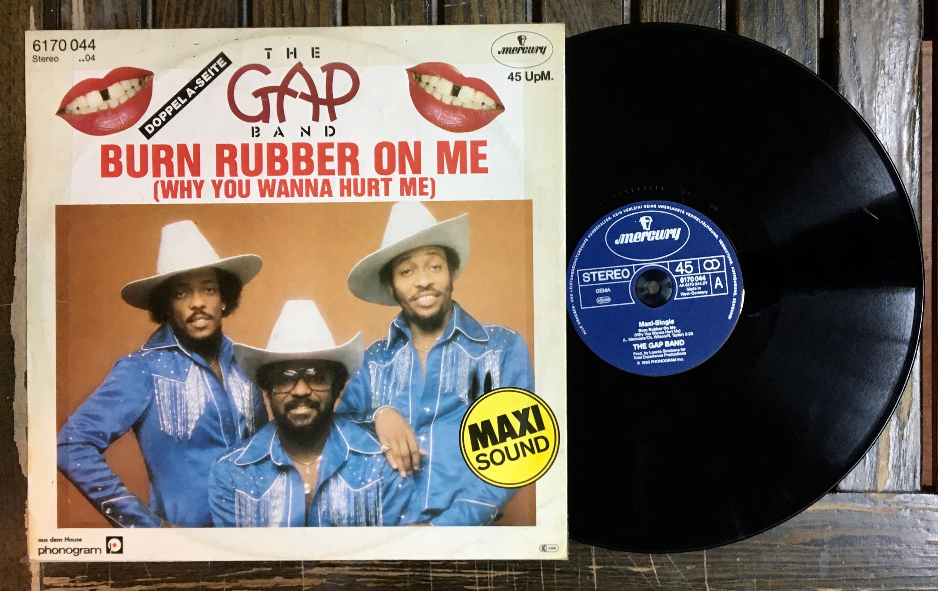 1980 the Gap Band Baby Baba Boogie / Burn Rubber on Me why | Etsy