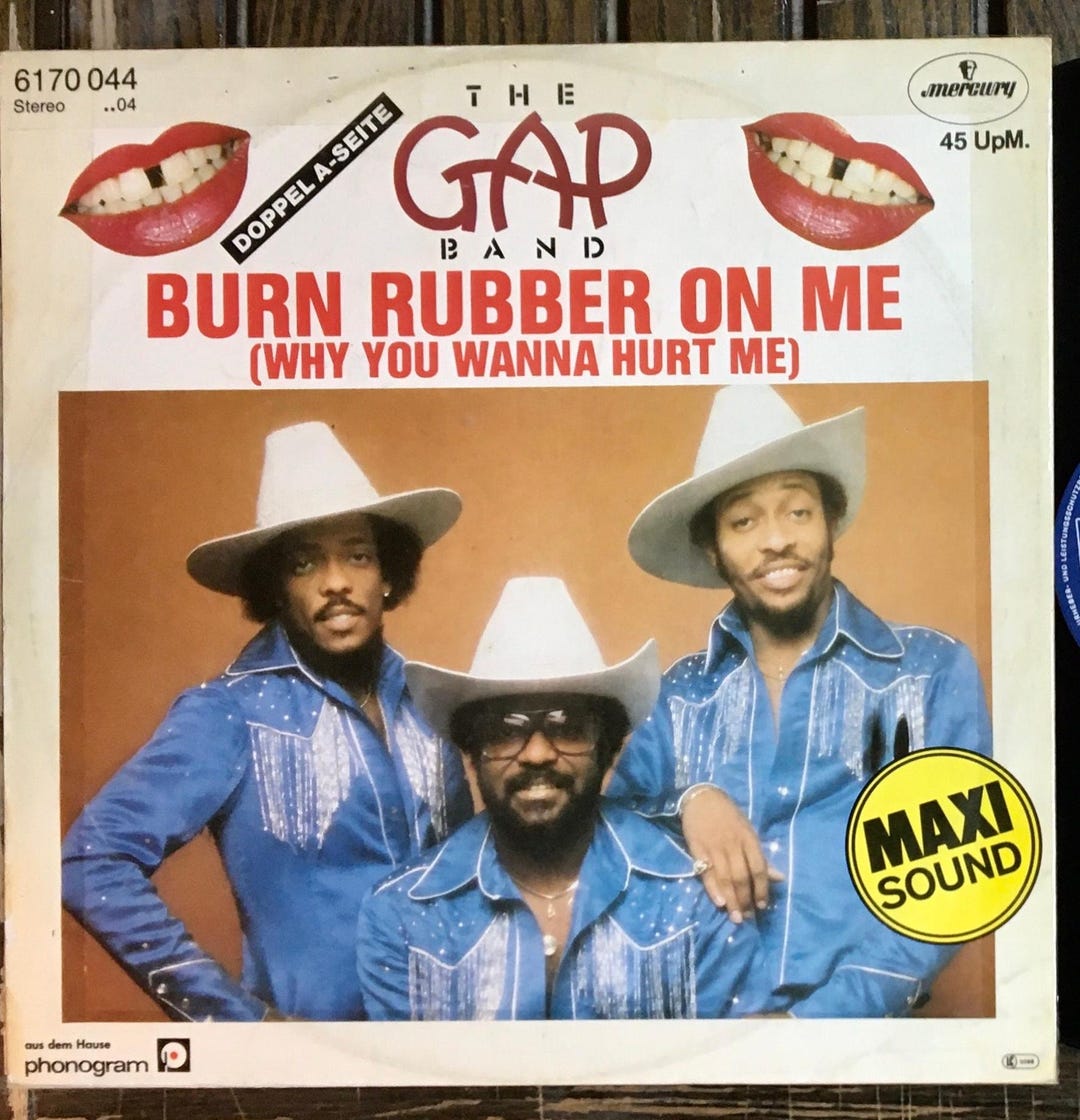 The Gap Band - Burn Rubber on Me 12" Vinyl Maxi-single - Etsy