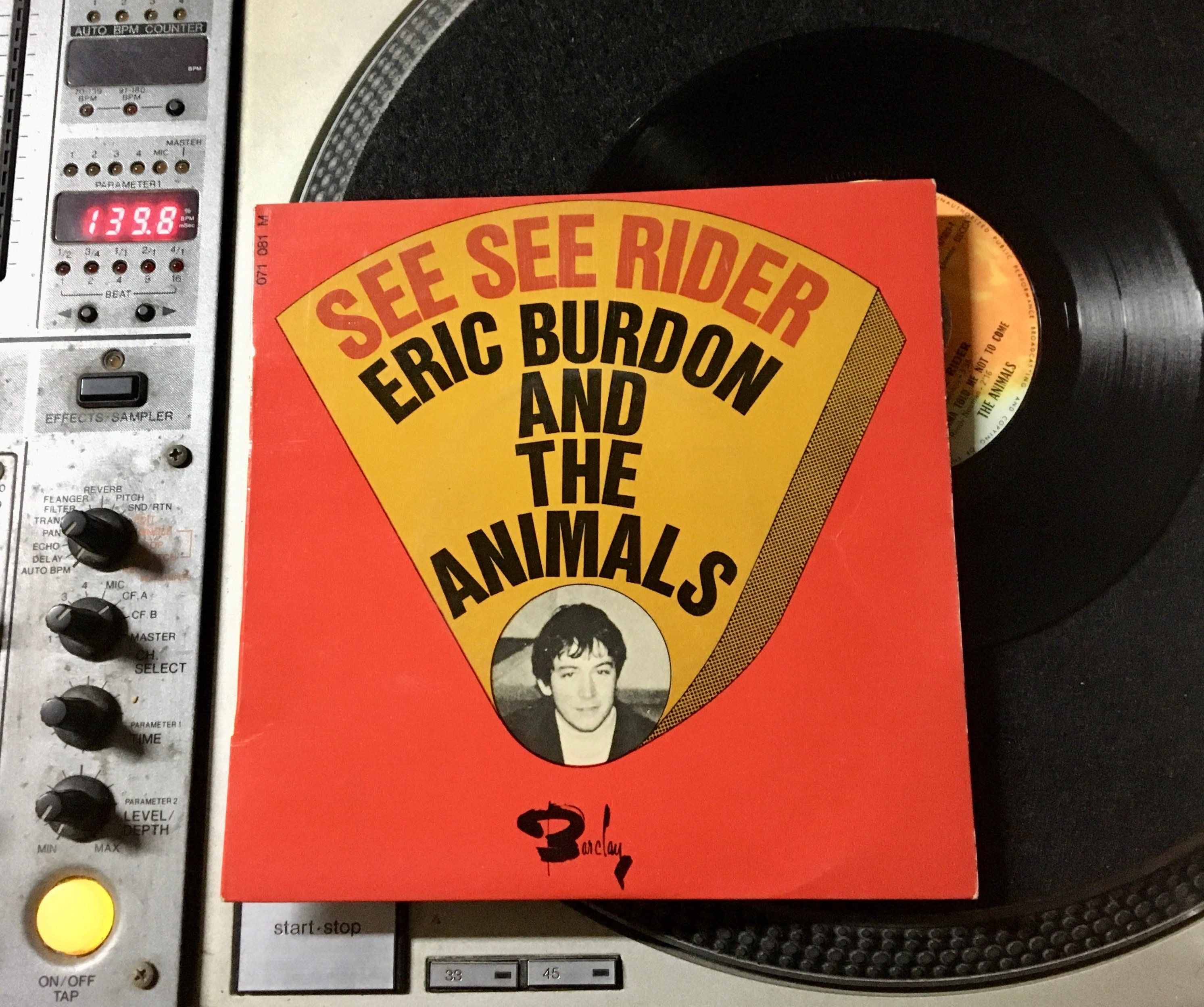 1966 Eric Burdon and the Animals See See Rider , Vinyl, 7, 45 RPM, EP ...