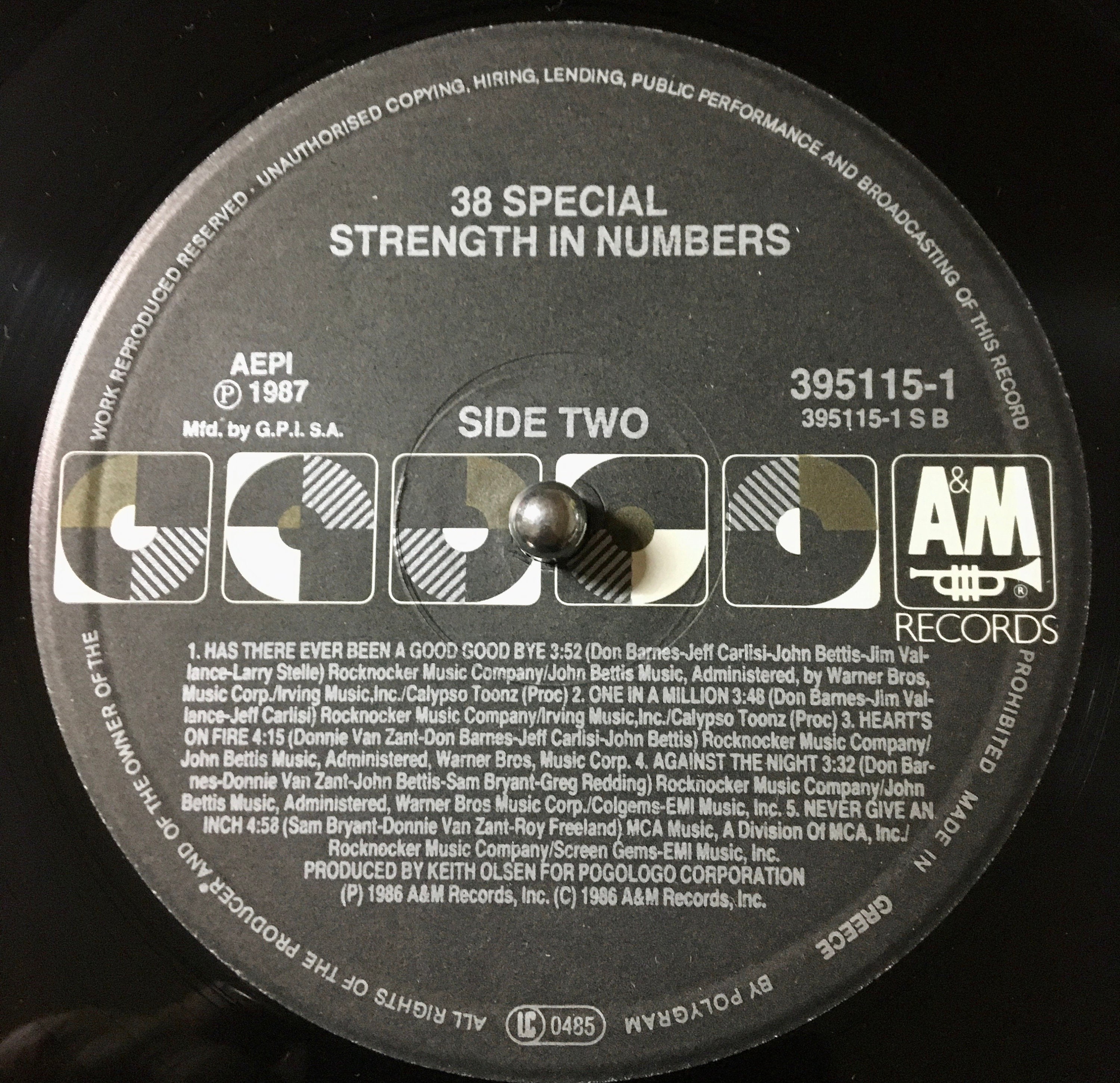 1987 38 Special Strength in Numbers , Vinyl, LP, Album - Etsy