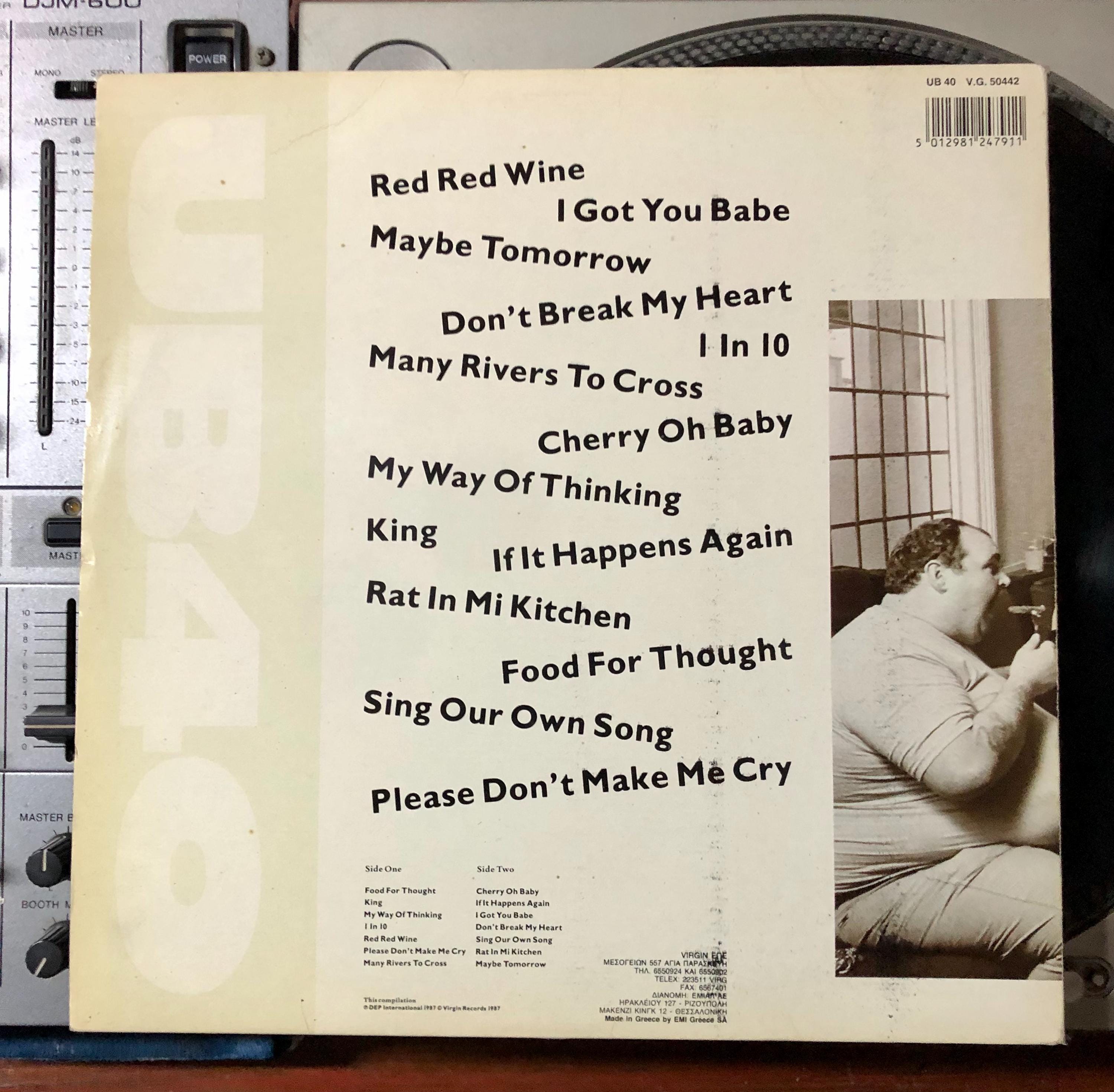 1987 UB40 - the Best of UB40 - Volume One , Vinyl, LP, Compilation - Etsy