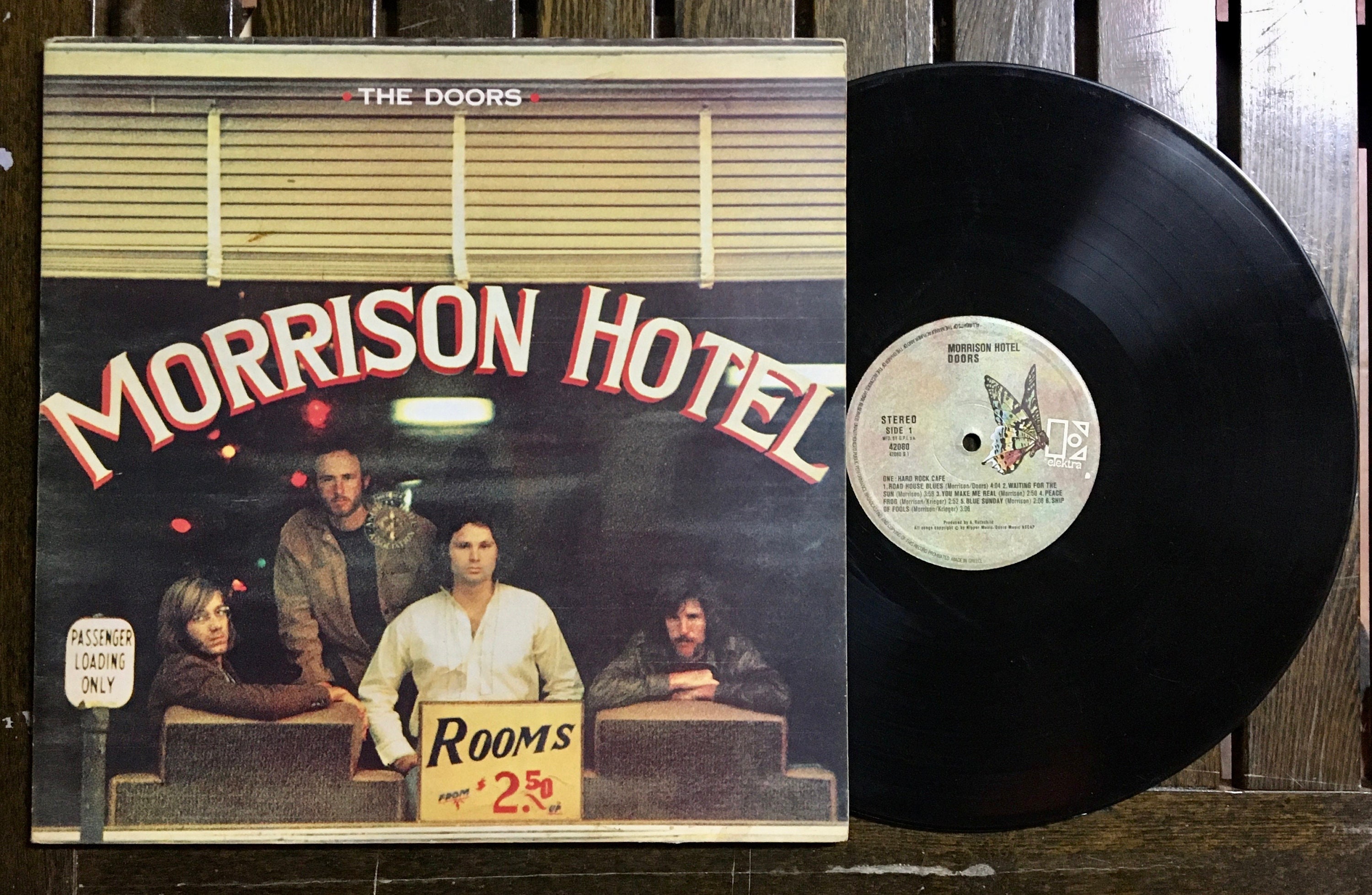 1988 the Doors Morrison Hotel Vinyl, LP, Album , Rare Greek Press - Etsy