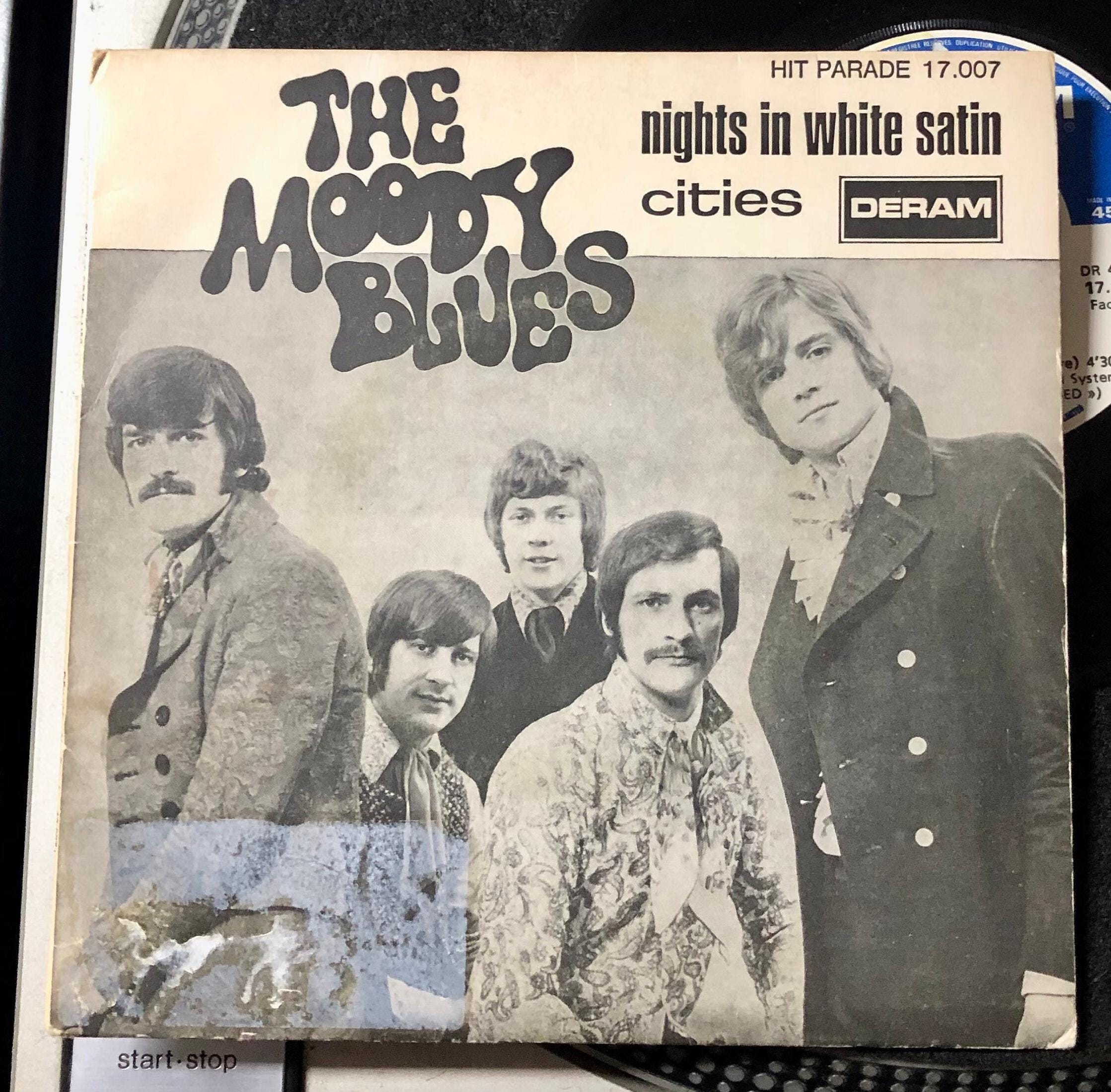 1968 the Moody Blues – Nights in White Satin , Vinyl, 7", Single, 45 ...