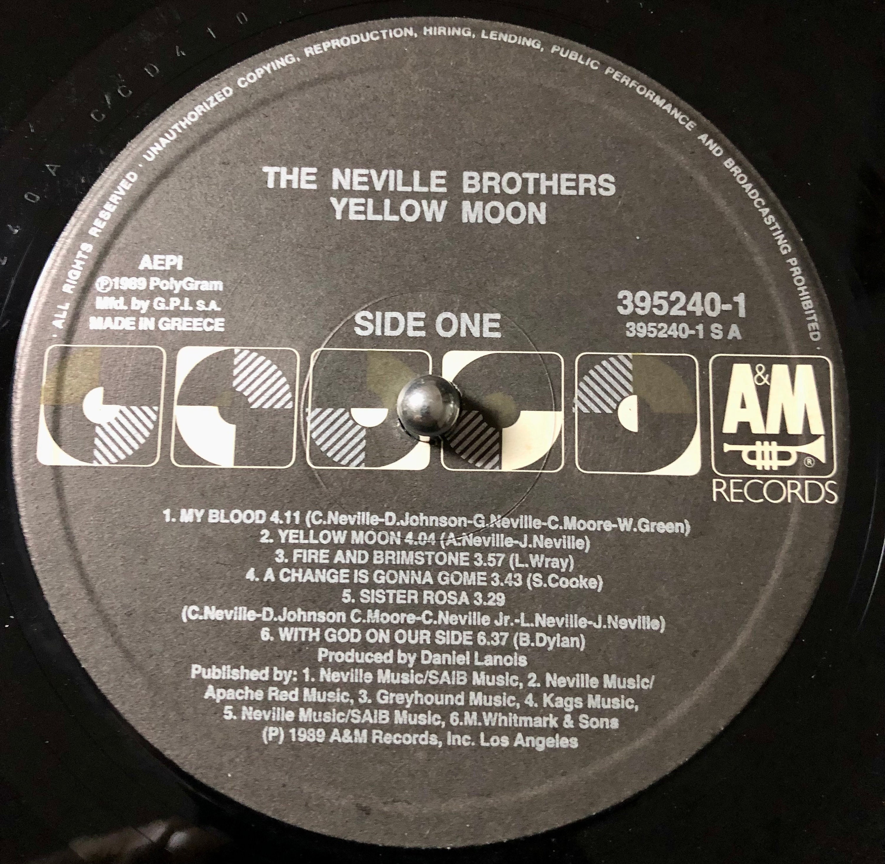 1989 the Neville Brothers Yellow Moon , Vinyl, LP, Album - Etsy