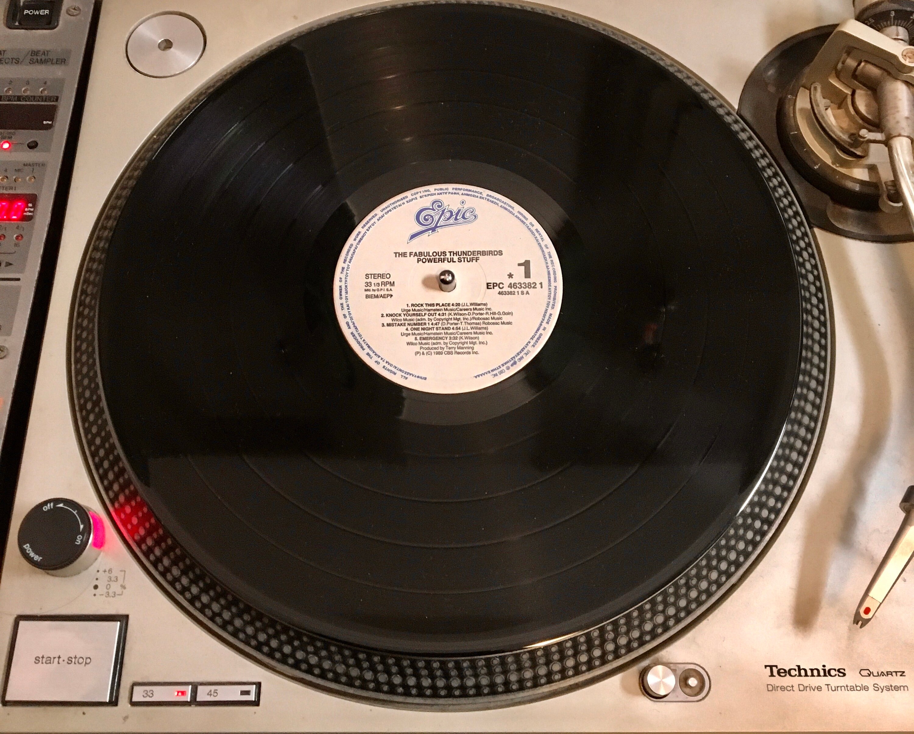 1989 the Fabulous Thunderbirds Powerful Stuff , Vinyl, LP - Etsy