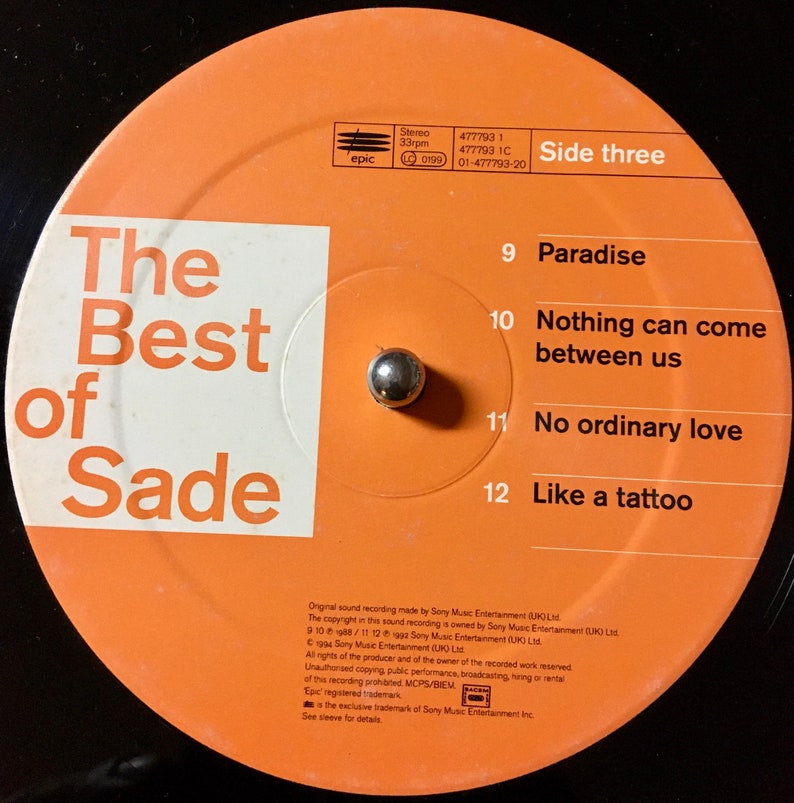 The Best of Sade 1994 Vinyl LP – Compilation, Stereo - Etsy