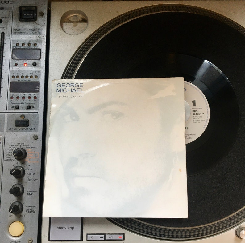 1988 George Michael Father Figure , Vinyl, 7, 45 RPM, Single, Stereo - Etsy