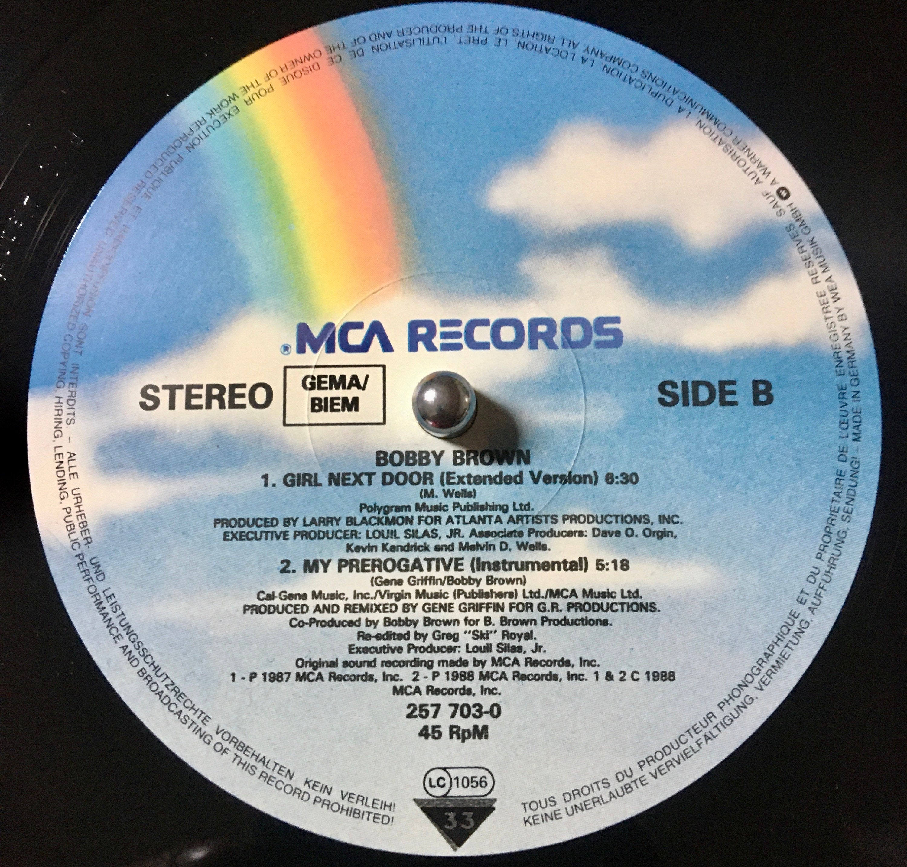 1988 Bobby Brown My Prerogative extended Remix Vinyl - Etsy