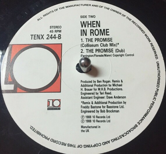 When In Rome The Promise