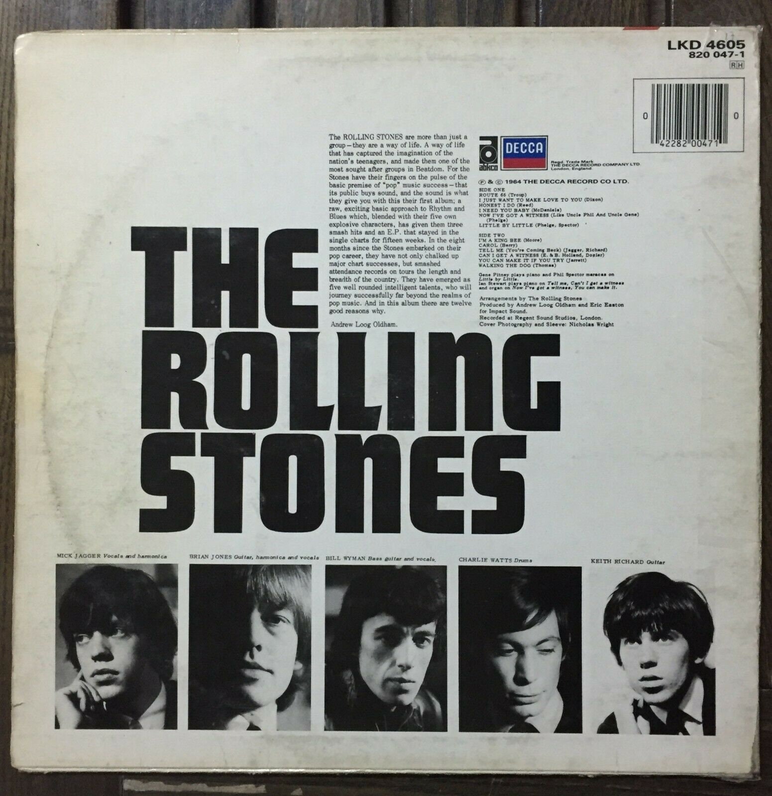 The Rolling Stones the Rolling Stones Vinyl LP Album - Etsy