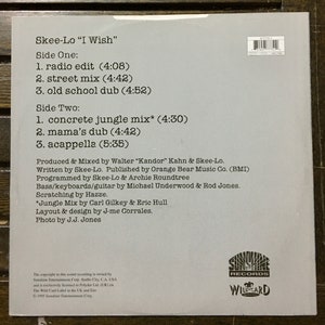 1995 Skee-lo - I Wish , Vinyl, 12", 33 RPM - Etsy