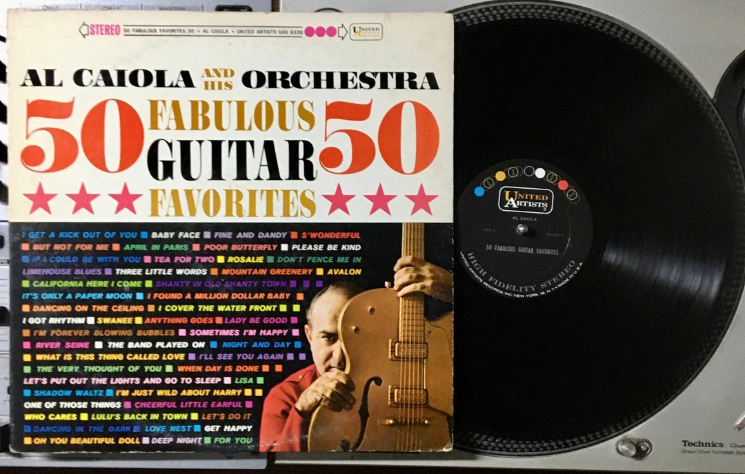 1964 Al Caiola and His Orchestra 50 Fabulous Guitar - Etsy