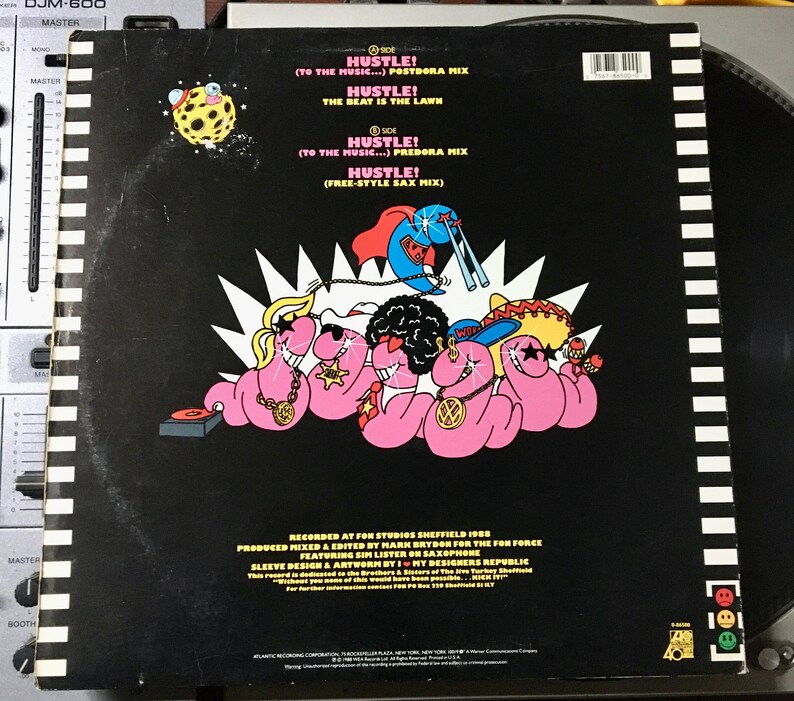 1988 the Funky Worm - Hustle! (to the Music...) Vinyl, 12", 33 RPM - Etsy