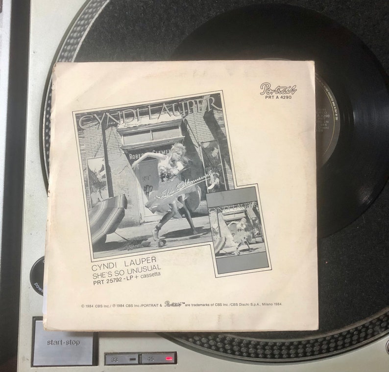 1984 Cyndi Lauper Time After Time , Vinyl, 7, 45 RPM - Etsy