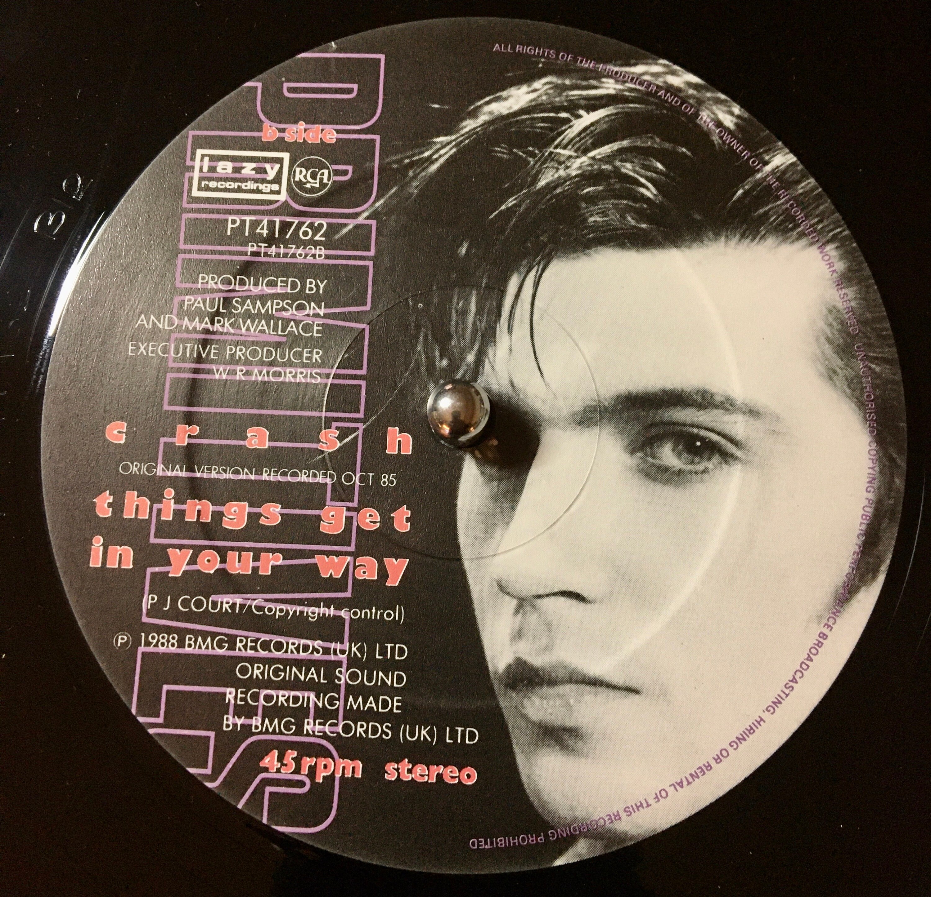 1988 the Primitives – Crash , Vinyl, 12", 45 RPM, Single - Etsy