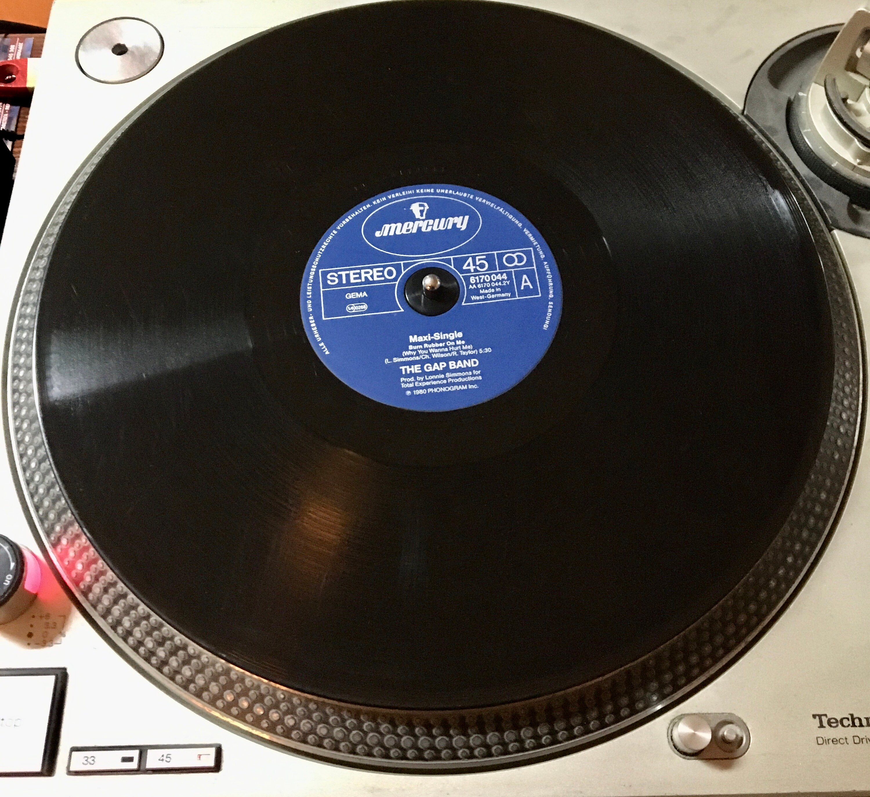 The Gap Band - Burn Rubber on Me 12" Vinyl Maxi-single - Etsy