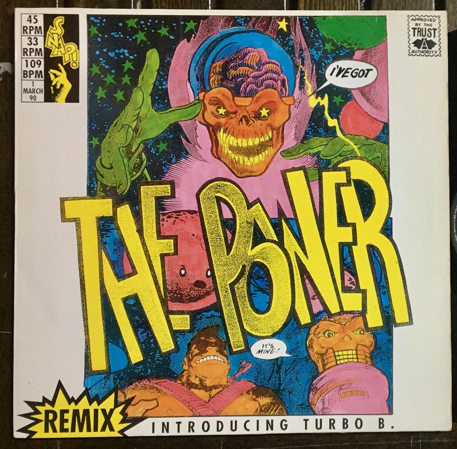 1990 Snap! Introducing Turbo B. - the Power (remix) Vinyl, 12", 33 RPM ...