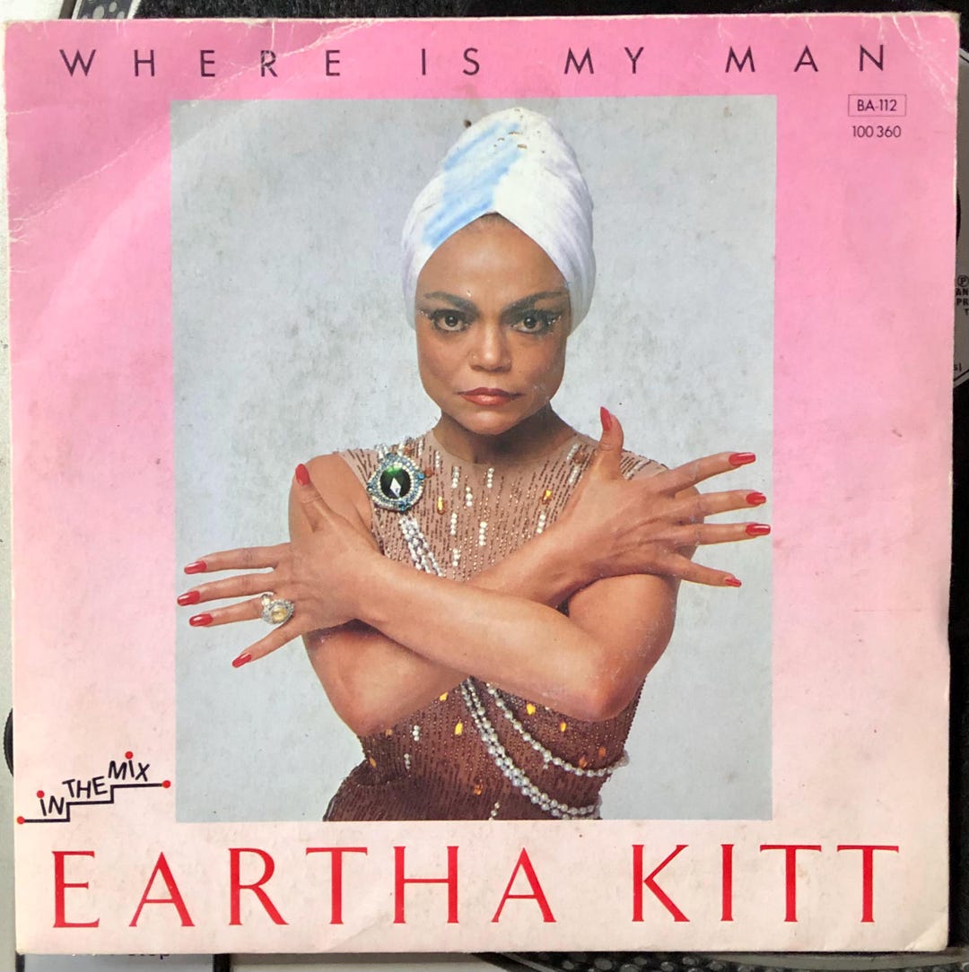 1983 Eartha Kitt – Where is My Man , Vinyl, 7", 45 RPM, Single - Etsy