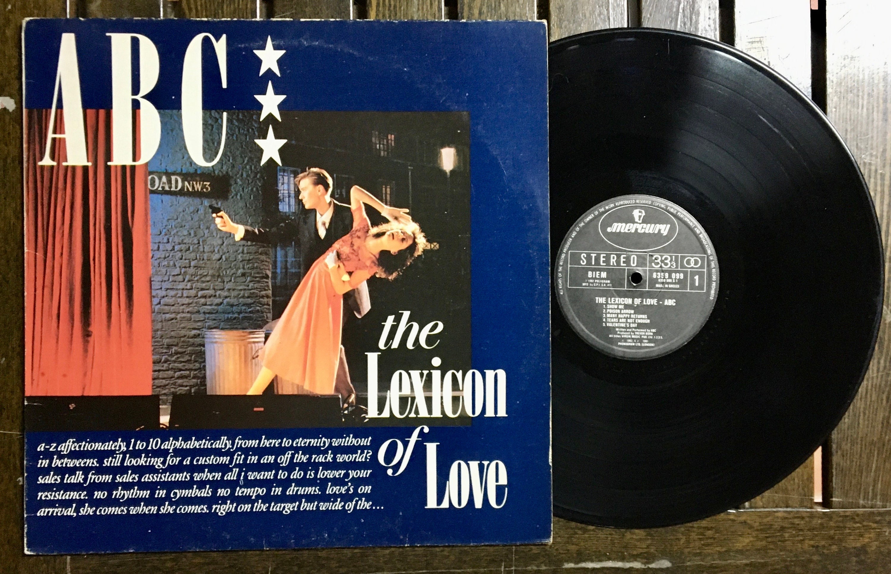 1982 ABC the Lexicon of Love Vinyl LP Album Stereo - Etsy