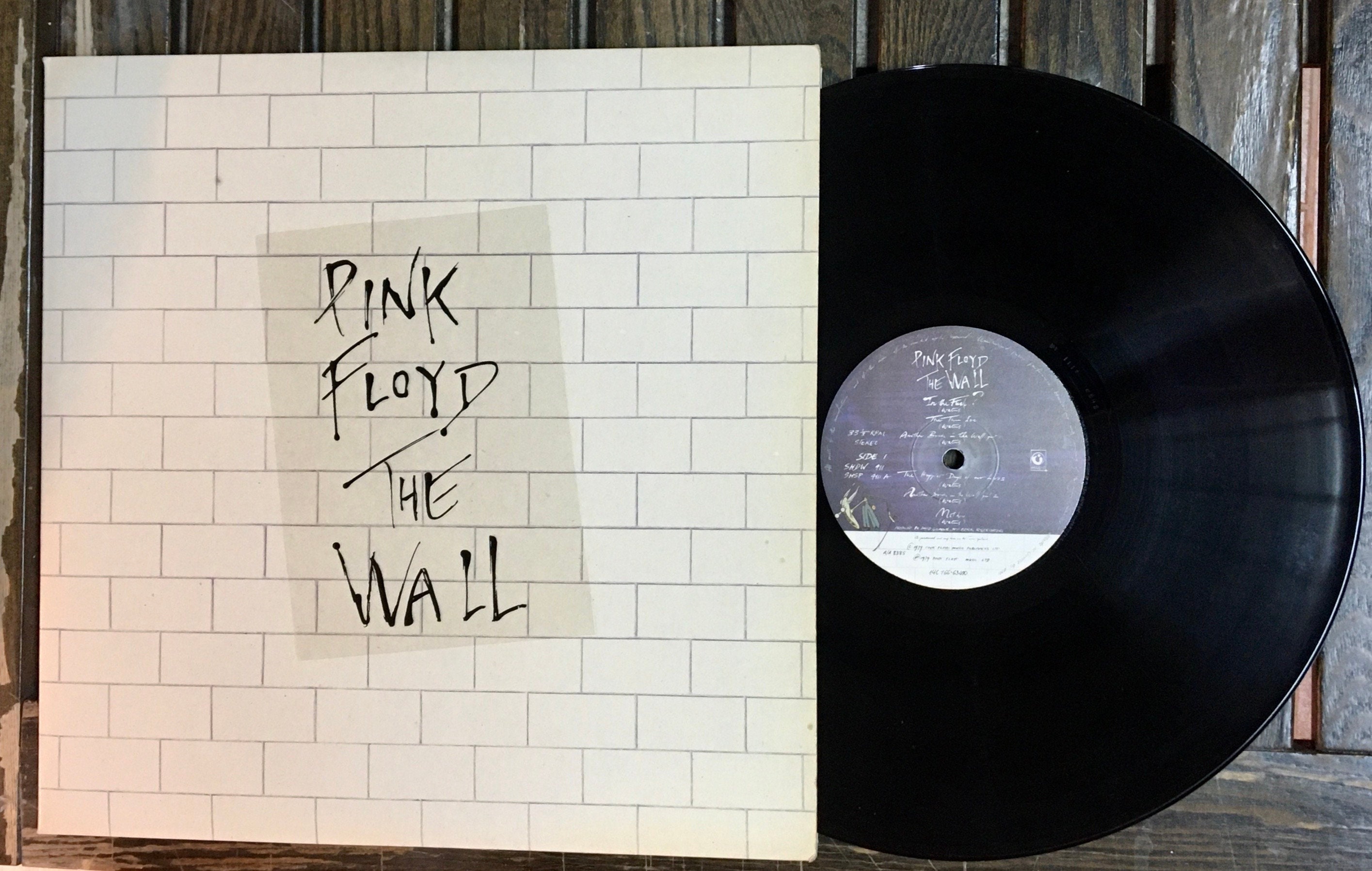 1979 Rare Greek Press Pink Floyd the Wall 2 X Vinyl, LP Album, Gatefold ...