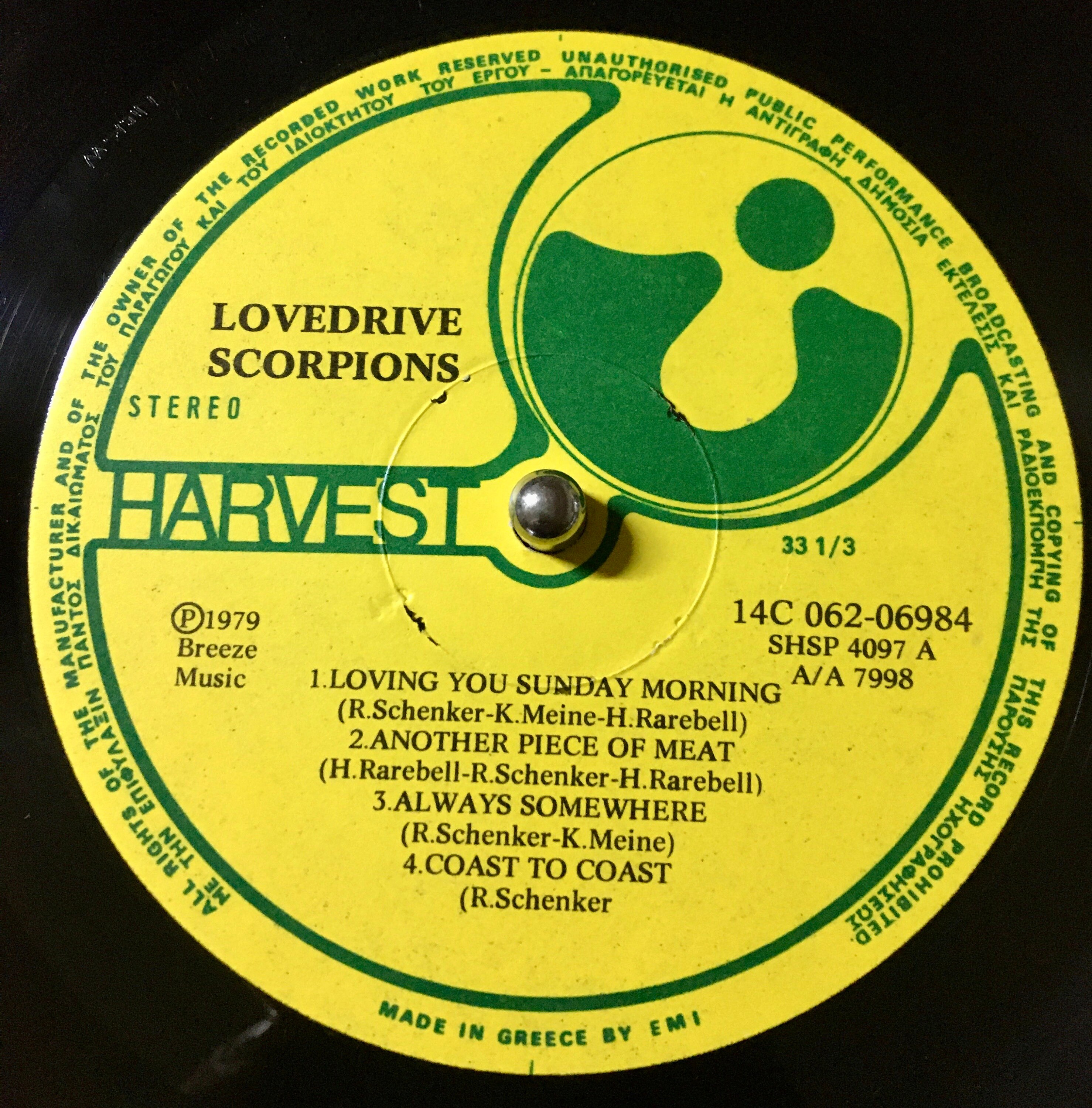 1979 Scorpions – Lovedrive , Vinyl, LP, Album - Etsy